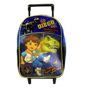 Amazon.com: Go Diego Gp 12" backpack with rolling luggage wheels ...