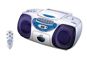 Amazon.com : JVC RCBX30 Portable Boombox with remote : MP3 Players ...