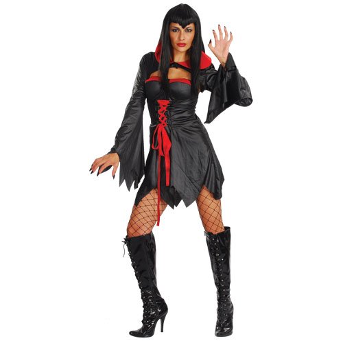 Opiniones de Countess Vampira Sexy Vampire Fancy Dress Costume 8-10 ...