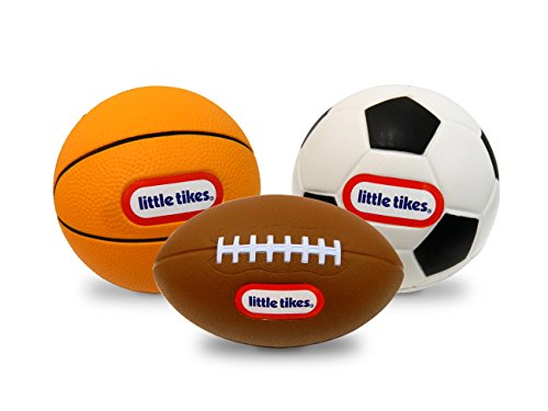 Little Tikes Mini Sports Pack Basketball Football and Soccer Ball ...