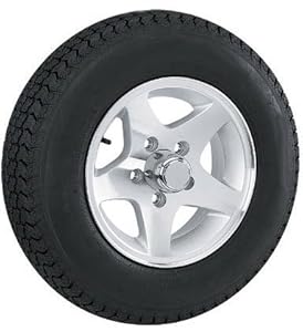 Amazon.com: ST145R12 -12 inch Star Aluminum Trailer Wheel/Tire Assembly ...