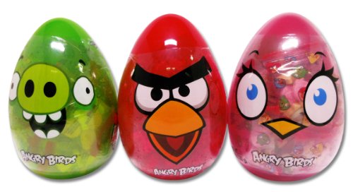 "TRIO"of "ANGRY BIRDS" EASTER EGGS(RED BIRD,PINK BIRD,PIG EGG) Food ...