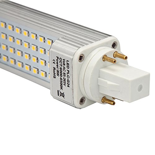 HERO-LED G24-40S-4P-WW Rotatable PL-C Lamp G24Q 4-Pin LED CFL/Compact ...