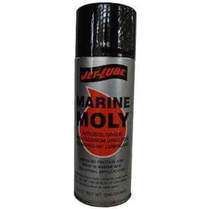 Jet-Lube Marine-Moly Molybdenum Disulfide Paste, 12 oz Aerosol, Black ...