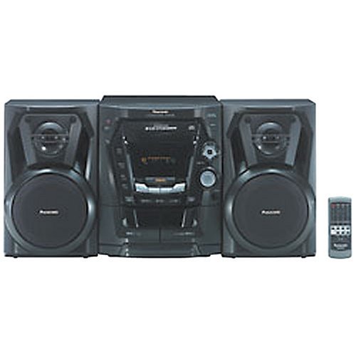 Black Friday Panasonic 5-CD Compact Stereo System (SC-AK100)
