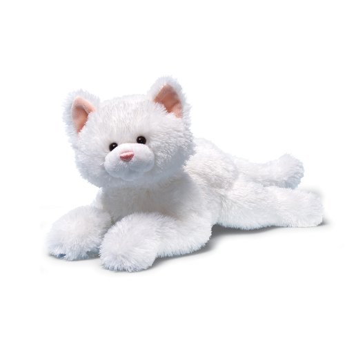 Gund Pearle White Cat 7" Plush by Gund - T.A.B. - Teddy Bear