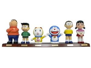 Amazon.com: Custom Made Doraemon Figure Complete 6 Character Figure ...
