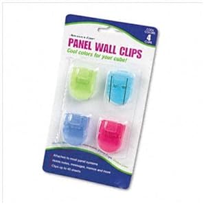 Amazon.com : ADVANTUS Panel Wall Clip for Fabric Panels, Standard Size ...
