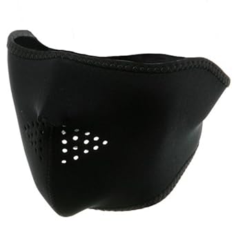 Amazon.com: Neoprene Half Face Masks-Black W11S25D: Clothing