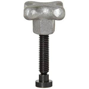 TE-CO 31131L Hand Knob Swivel Screw Clamp With Large Pad Black Oxide, 5 ...
