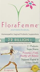 SALE! FloraFemme Vaginal Probiotic Suppository Clinical Strength- 72 ...