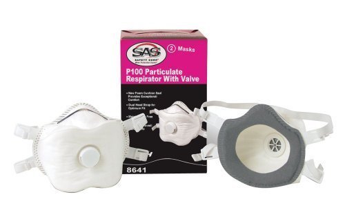 SAS Safety 8641 P100 Particulate Respirator with Exhalation Valve – 2 ...