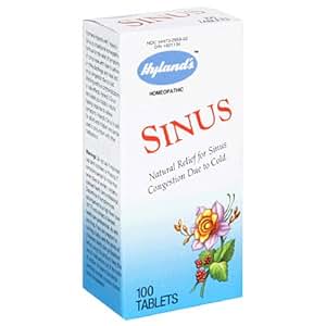 Amazon.com: Hyland's Sinus Tablets, 100 Tablets (Pack of 3): Health ...