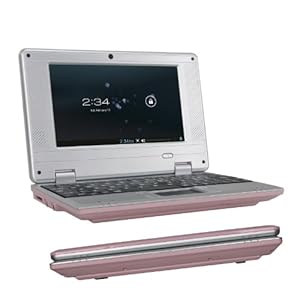 Pink 7" Mini Android 4.1 Netbook Laptop Notebook with Camera Wifi ...