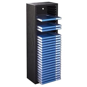 Hama Porta CD Rack per 30 CD, Nero: Amazon.it: Informatica