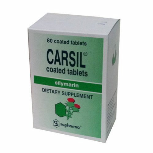 Carsil 80 coaated tablets (Silymarin)Protecting the liver from harmful ...