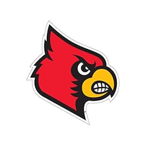 Amazon.com : Louisville Cardinals 4" Cardinal Head Decal : Sports ...