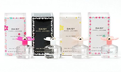 Marc Jacobs Daisy 4 Piece Variety Mini Fragrance Gift Set for Woman ...