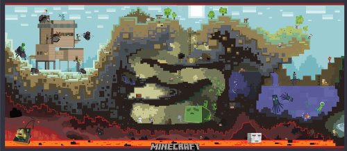 LEGO Minecraft 21102: Minecraft Poster Crossection