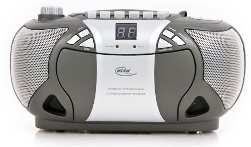 Elta 6774 Tragbarer Stereo Radiorekorder (CD-Player, UKW-/MW-Tuner ...