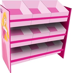 Disney Princess Stylish Kids Storage Unit with 9 Bins: Amazon.co.uk ...