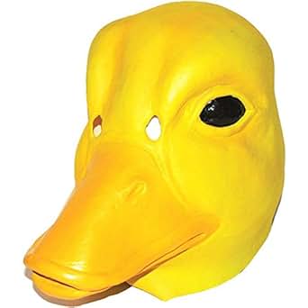 Amazon.com: Duck Latex Animal Mask: Adult Rubber Duck Head: Clothing