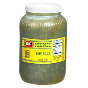 Amazon.com : B & G Sweet Relish 1 Gallon (2 Pack) : Pickle Relishes ...