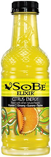 Sobe Elixir, Citrus Energy Bottle (Pack of 12), 12 Count Food ...