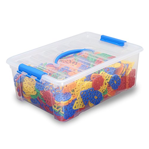 ECR4Kids Criss-Cross Connector Math Manipulatives Building Kit (400 ...