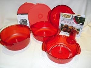 Amazon.com: Tupperware Microwave Stack Cooker 7 Piece Cooking Set ...