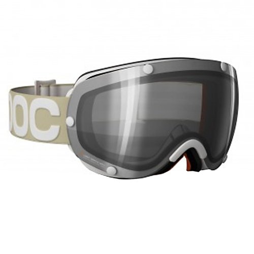 !*Monday Cyber Deals POC Lobes Strap with Lens (Beige/Silver, One Size ...