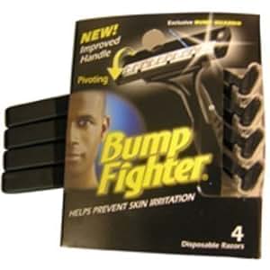 Amazon.com : Bump Fighter Mens Disposable Razors Mens - 12-4packs (48 ...