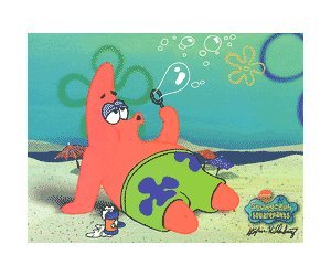 Amazon.com: Spongebob Squarepants TV Show Sticker - Patrick Blowing ...