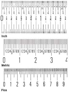 Schaedler Precision Ruler - 12 Inch Single A (Inch/Metric/Pica ...