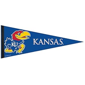 Amazon.com : NCAA University of Kansas Premium Pennant with Mylar ...