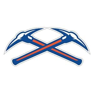 Amazon.com : Wisconsin Platteville Large Decal 'Crossed Axes' : Sports ...