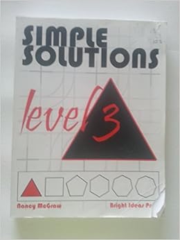 Simple Solutions Math Level 3: Nancy L. McGraw: 9780972873000: Amazon ...