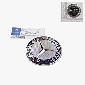 Amazon.com: Mercedes-Benz Hood Star Emblem Badge Genuine Original ...
