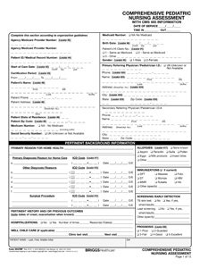 Amazon.com: Alimed Comprehensive Pediatric Nursing Assessment Form ...