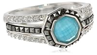 Relios Sterling Silver Blue Turquoise Statement Ring from Relios - T.A ...