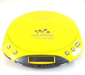Amazon.com: Sony D-E220 Portable CD Player Walkman Yellow with ESP MAX ...