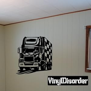 Amazon.com - Semi Truck Wall Decal - Vinyl Decal - Car Decal - DC 042 ...