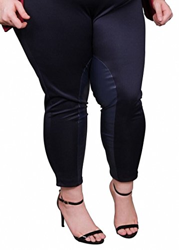 Society Plus Women's Plus Size Leggings Riding Pants, Size 14/16 1X ...