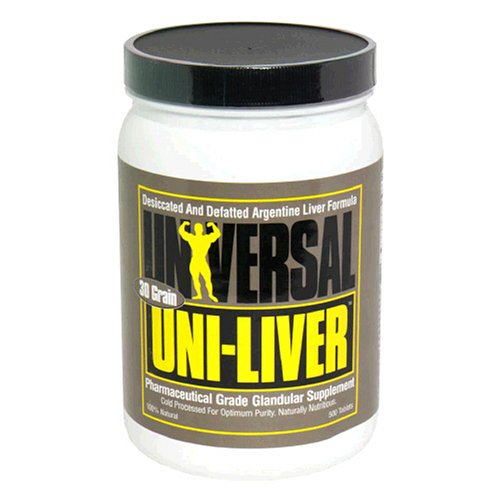 Universal Uni-Liver Tablets, 500-Count Bottles
