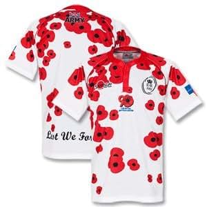 Army Poppy Rugby Shirt XLarge: Amazon.co.uk: Sports & Outdoors