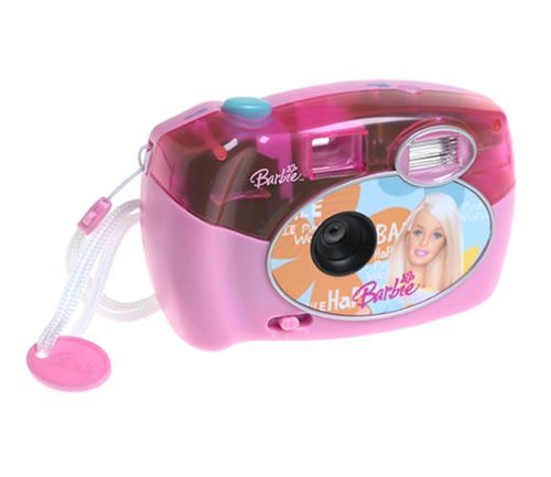Barbie 35mm Camera with Built in Flash and Film by Mattel Cameras ...