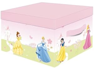 Decofun, Disney Princess Storage Box With Lid: Amazon.co.uk: Kitchen & Home