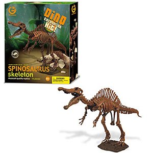 Amazon.com: Dinosaur skeleton excavation kit Spinosaurus specimen ...