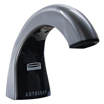 Rubbermaid AutoSoap One Shot Liquid Soap Dispenser - Brushed Chrome ...