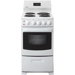 Danby DER2099W 20 Freestanding Electric Range with 4 Coil | Cooking ...
